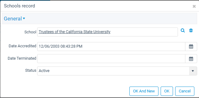 About the Curriculum Definition Schools Form – Aptify Support