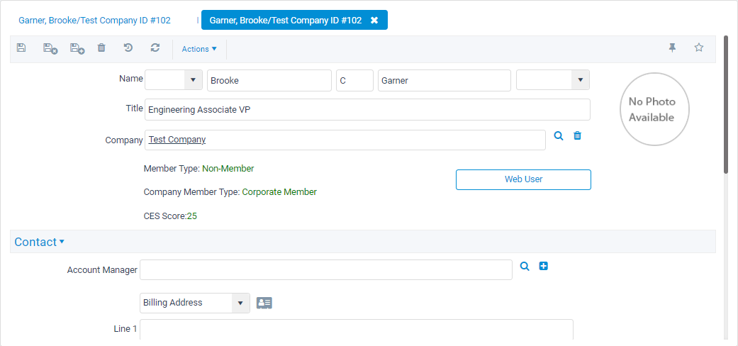 Creating a Persons Record – Aptify Support
