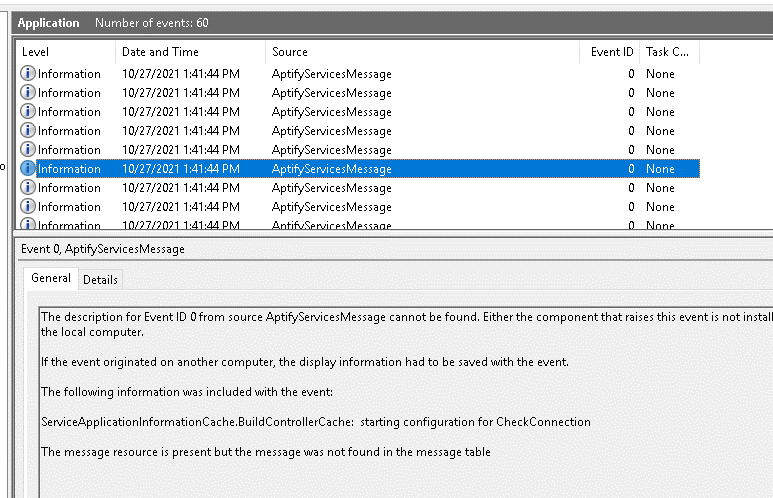 Troubleshooting Endpoints – Aptify Support