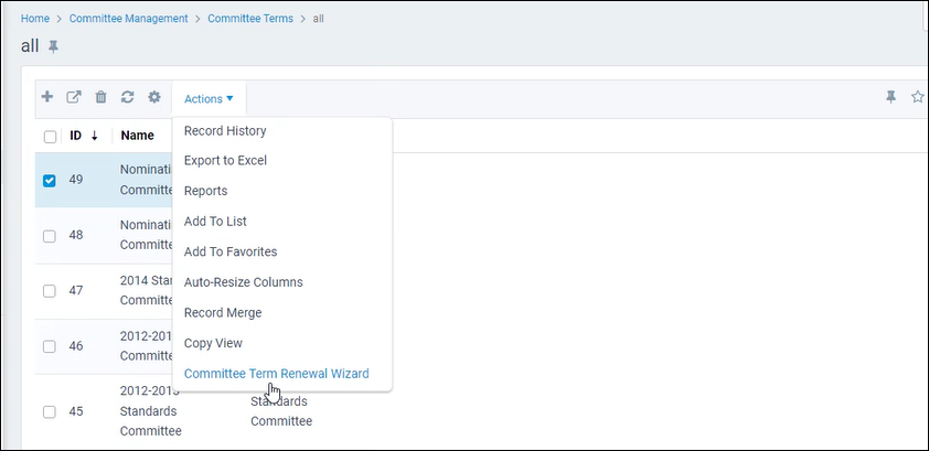 Copying Term Members with a Wizard – Aptify Support