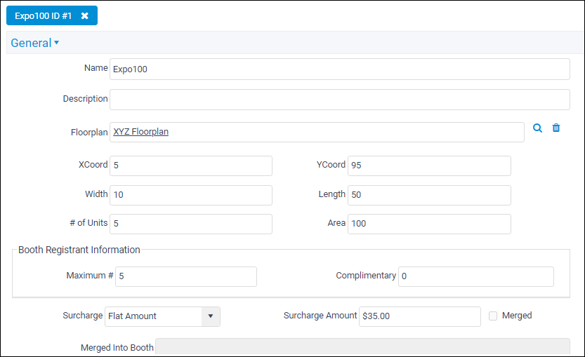 About the Booths Form – Aptify Support
