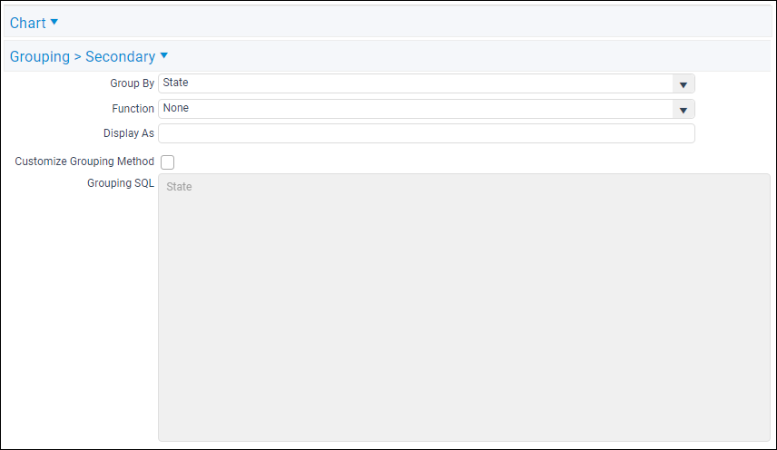Configuring Grouping Properties In A Chart View Aptify Support 