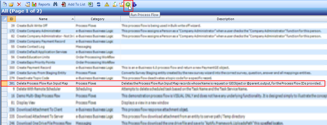 Deleting Process Flow Run Input Map records. – Aptify Support