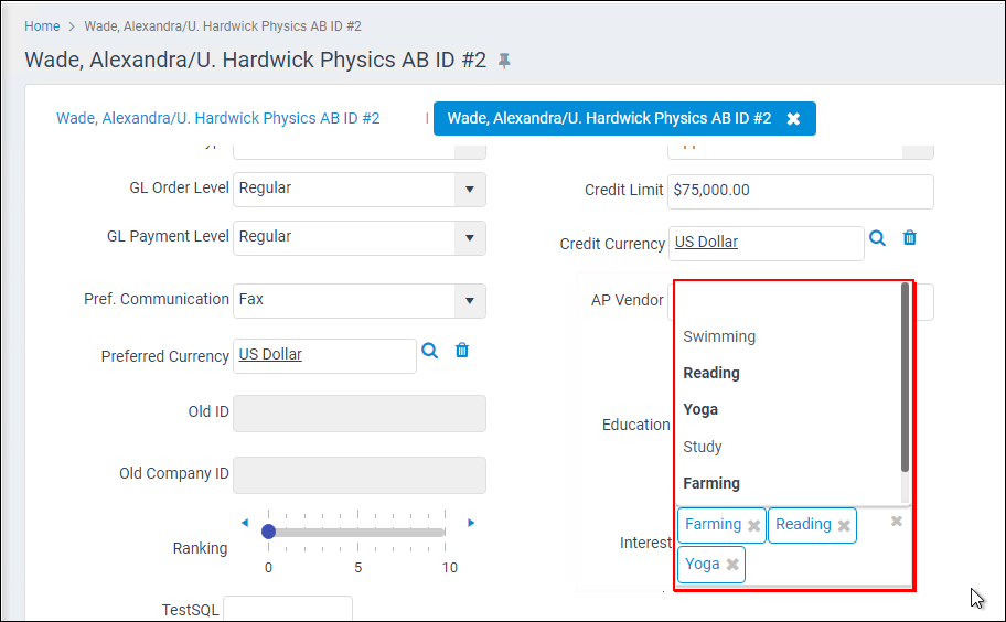 About The Multi Select Text And Multi Select Sql Field Types Aptify 5890