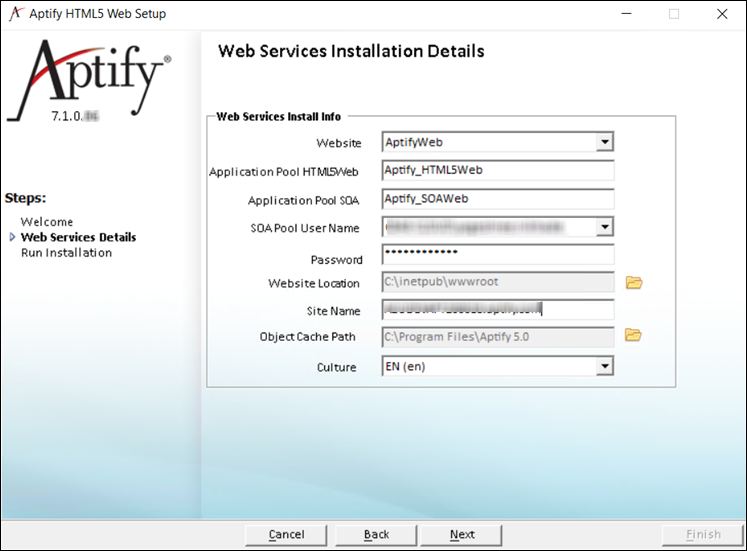Installing Aptify Web for Aptify 7.1 – Aptify Support