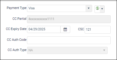 About the Credit Card Payment Type – Aptify Support
