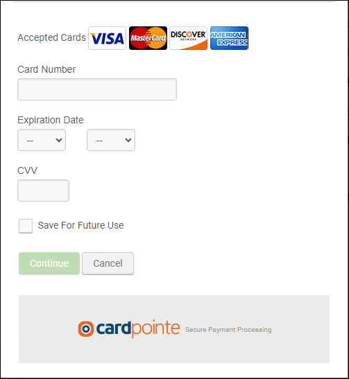 Integrating CardPointe with Aptify – Aptify Support