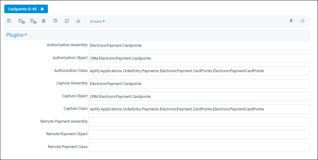 Setting up CardPointe with Aptify – Aptify Support