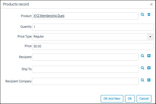 Entering Standing Orders – Aptify Support