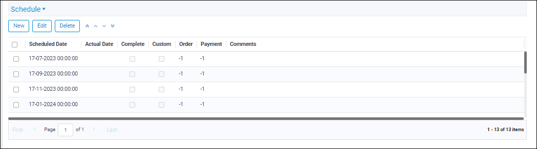 Entering Standing Orders – Aptify Support