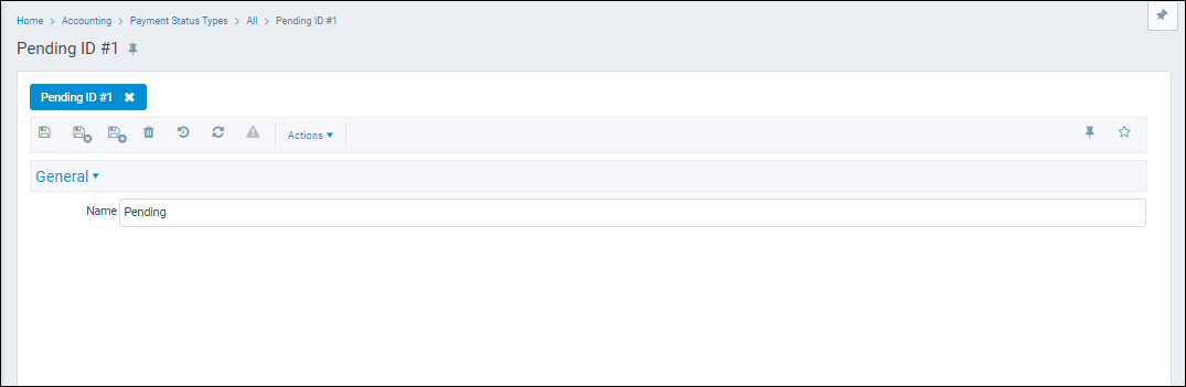 About the Payment Status Types Form – Aptify Support
