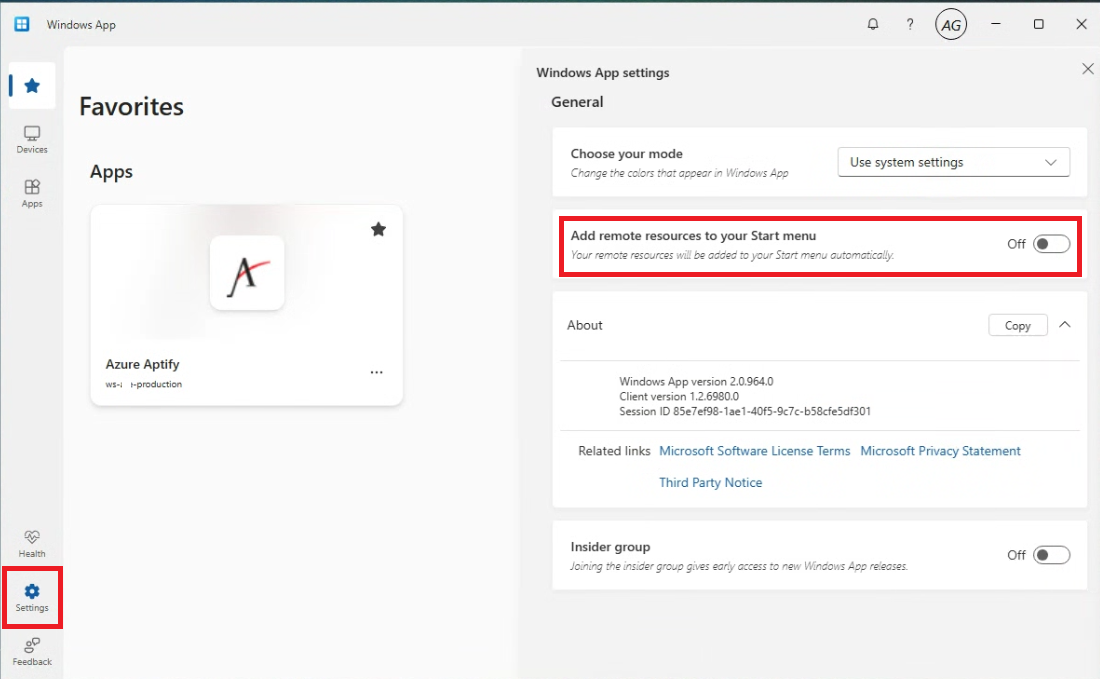 Setting up Azure Virtual Desktop to run the Desktop client via Private ...