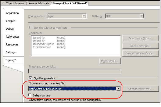 Recommendations When Signing Assemblies – Aptify Support