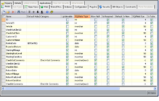 Creating the Rental Agreements Entity Sample Application Example – Aptify Support