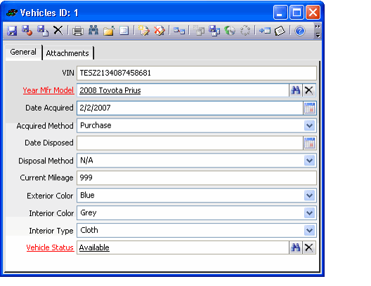Modifying the Vehicles Form Template Example – Aptify Support