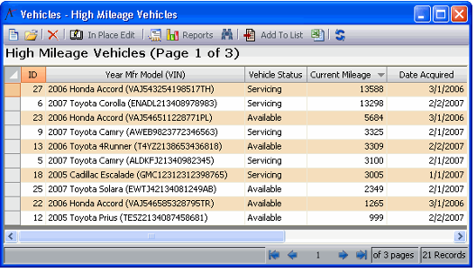 About the Sample Application Views – Aptify Support