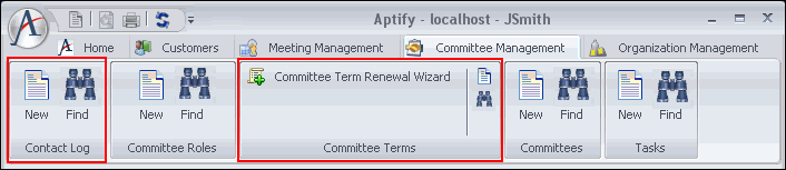 Using the Desktop Client Ribbon – Aptify Support