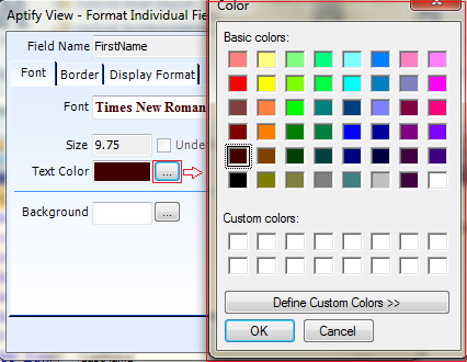 Applying Field Level Formatting in a List View – Aptify Support