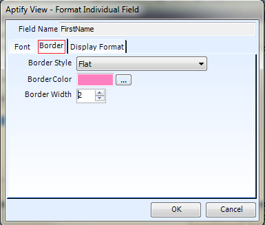 Applying Field Level Formatting in a List View – Aptify Support