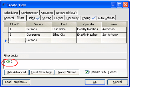 Performing Advanced Filtering Operations – Aptify Support