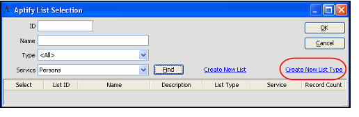 Creating List Types – Aptify Support