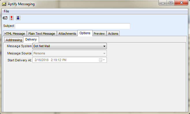 About the Aptify Messaging Form – Aptify Support