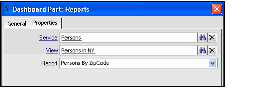 About the Dashboard Part Form – Aptify Support