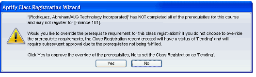 Enrolling a Student with the Class Registration Wizard – Aptify Support