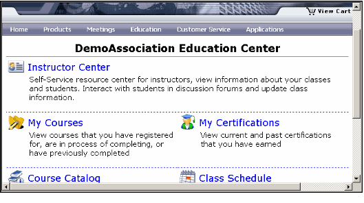 Accessing the Instructor Center – Aptify Support