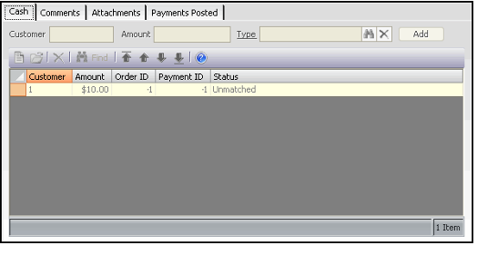 About the Cash Control Batches Form – Aptify Support