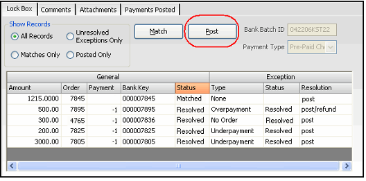 Posting Cash Receipts – Aptify Support