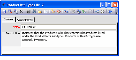 About the Product Kit Types Form – Aptify Support