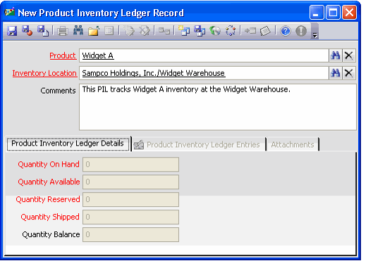 Creating Product Inventory Ledgers – Aptify Support