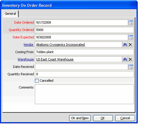 Tracking Units On Order – Aptify Support