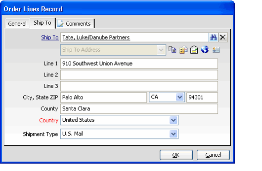 About the Order Lines Form – Aptify Support