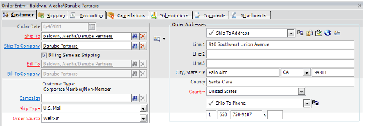 About the Orders Form – Aptify Support