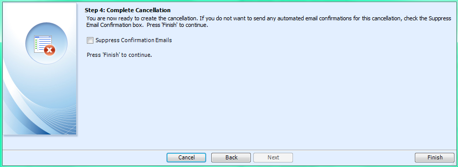 Using the Order Cancellation Wizard – Aptify Support