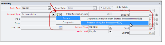 Paying On Account Using a Purchase Order – Aptify Support