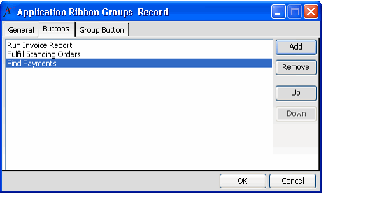 Defining Ribbon Group Buttons – Aptify Support