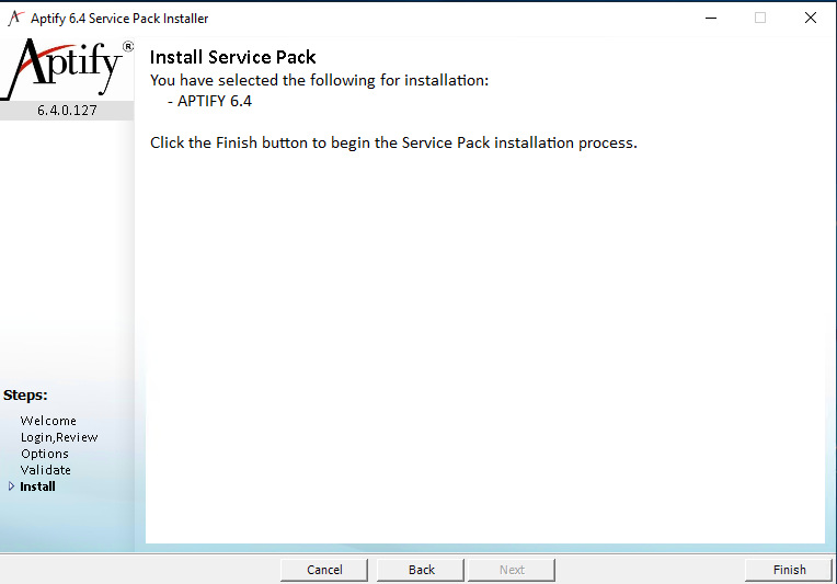 Installing Aptify 6.4 Server Software – Aptify Support