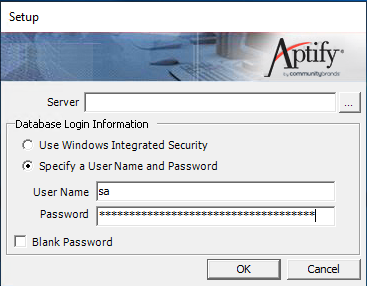 Installing Aptify 6.4 Server Software – Aptify Support