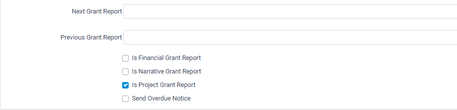 About the Grant Reports Form – Aptify Support